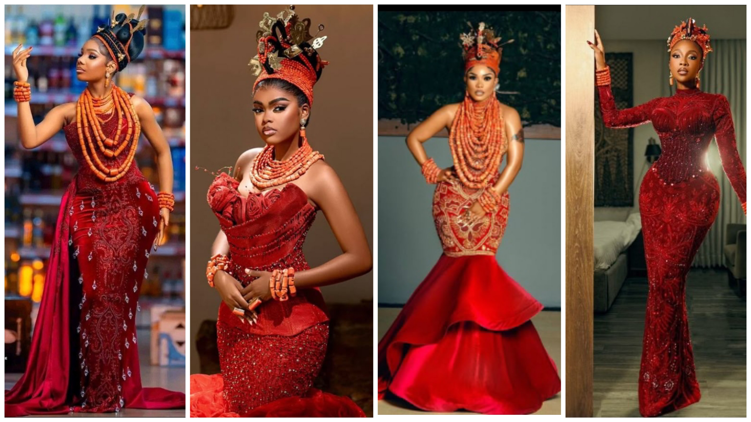 Beautiful and Gorgeous Edo Traditional Marriage Attire - Stylish Naija